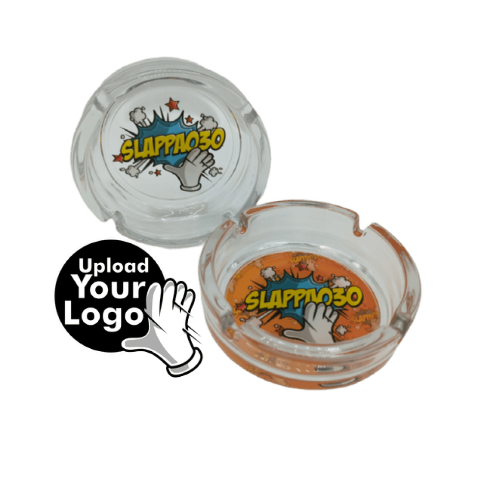 Custom Glass Ashtray Direct Printed | Slappa030