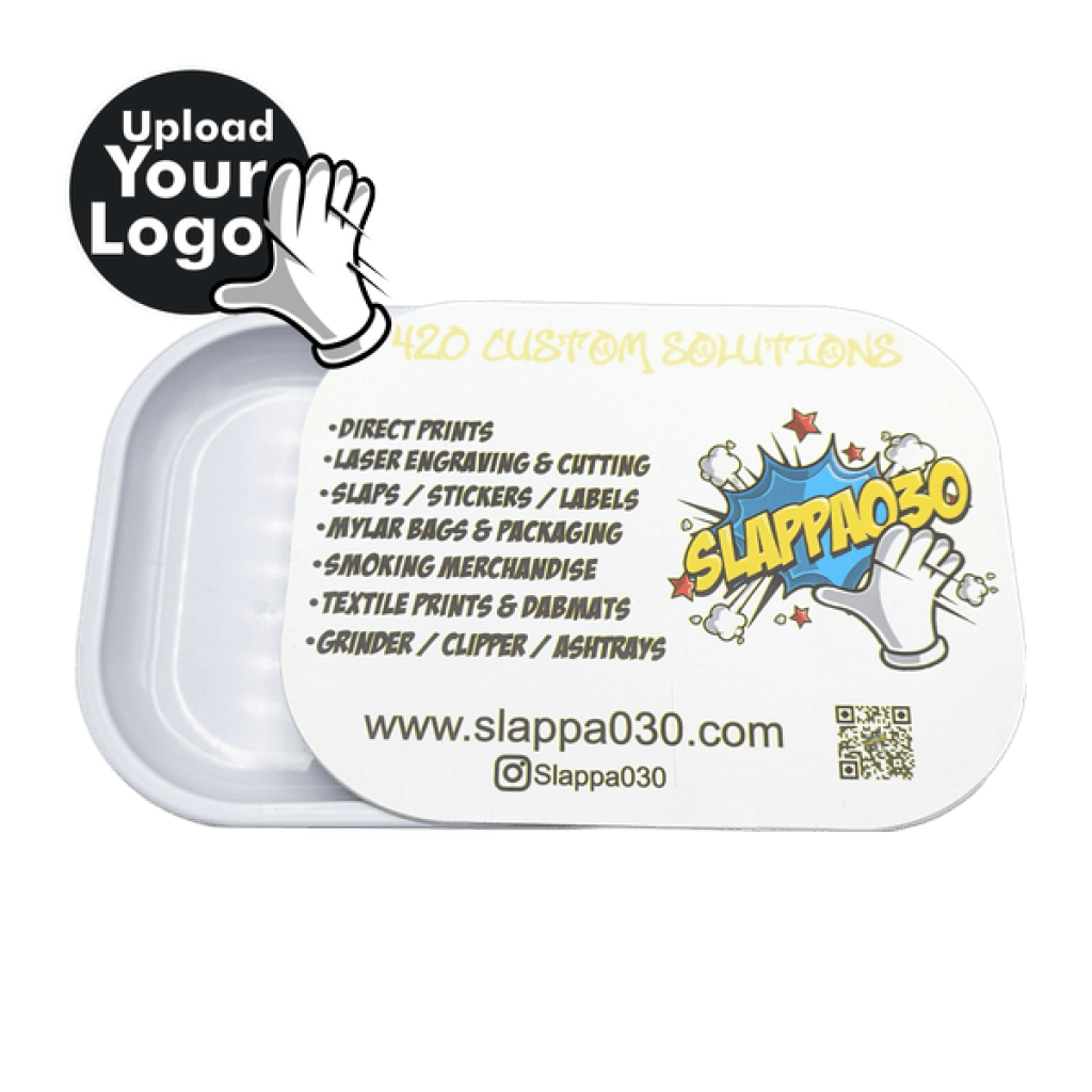 Custom Metal Rolling Trays with Magnetic Lid | Slappa030